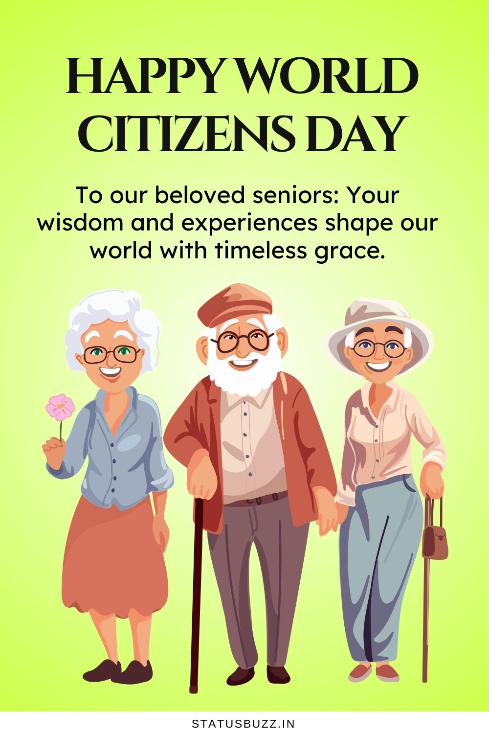 50+ World Senior Citizens' Messages, Captions & Quotes - Biz Minds