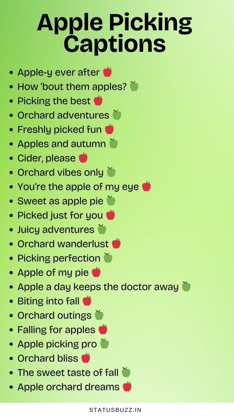 70+ Apple Picking Captions & Quotes - Biz Minds