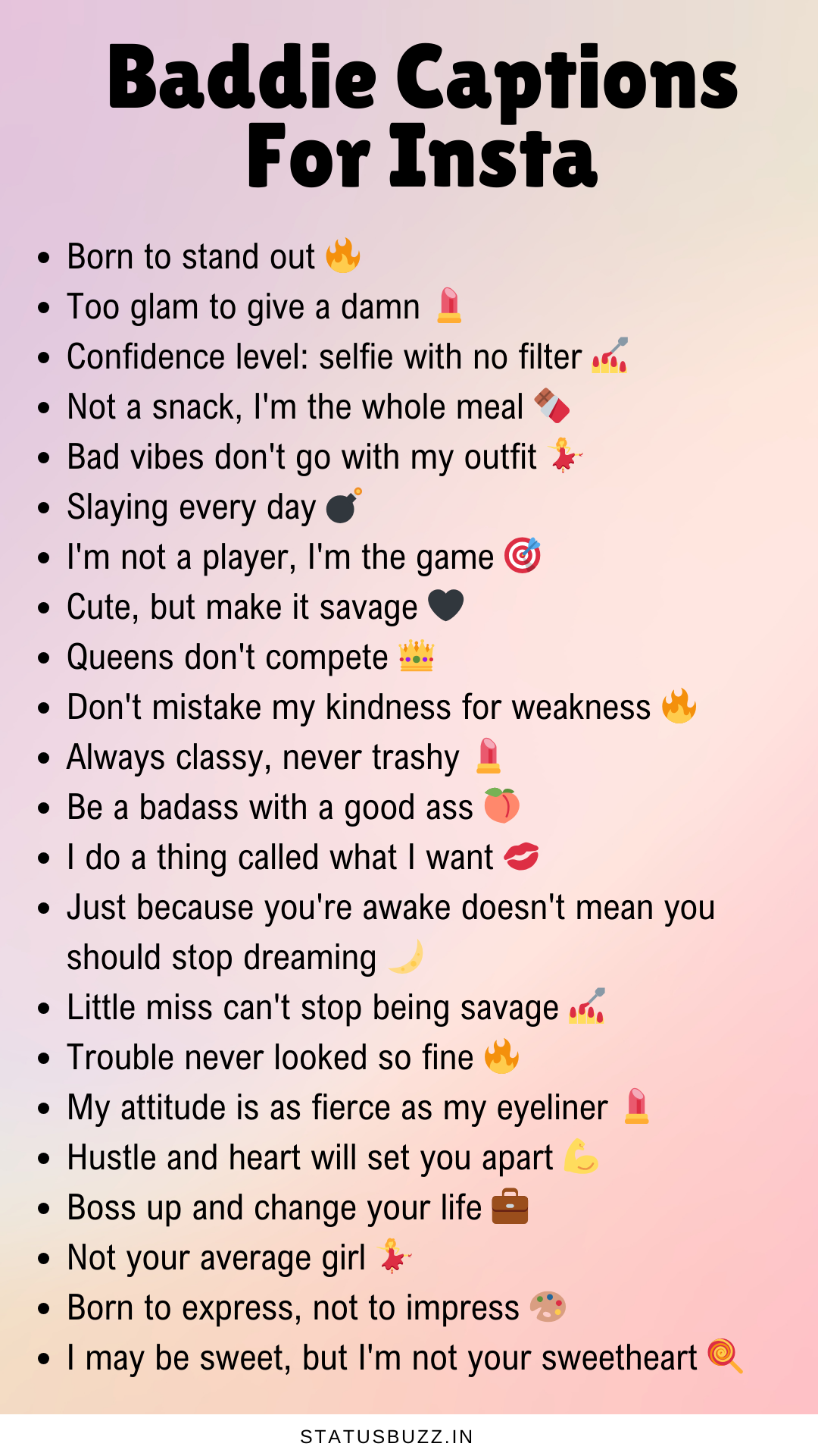 115+ Baddie Captions For Instagram - Biz Minds