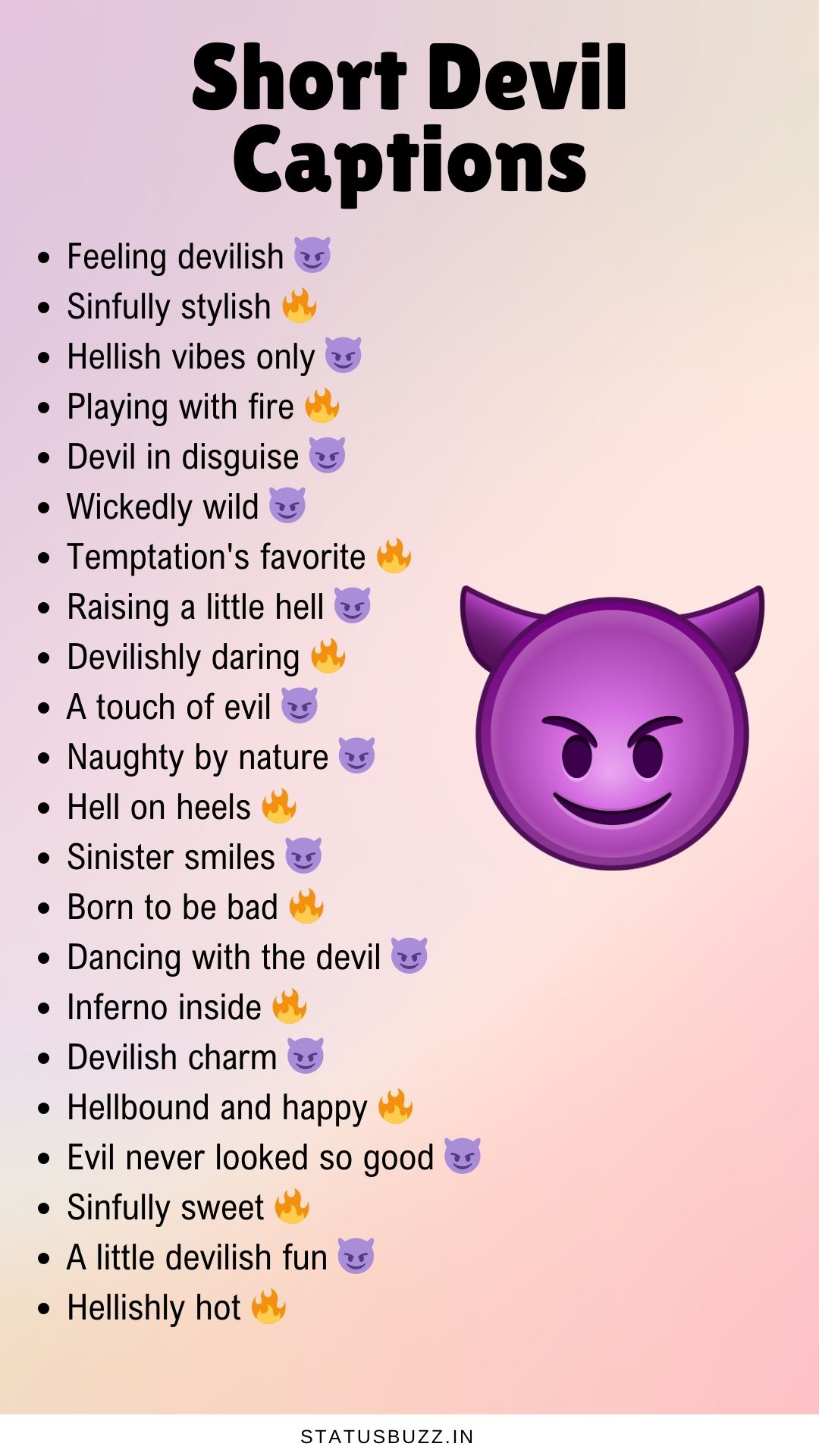 110+ Devil Captions and Quotes for a Touch of Fiery Flair - Biz Minds