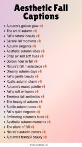 100+ Fall Captions For Instagram - Biz Minds