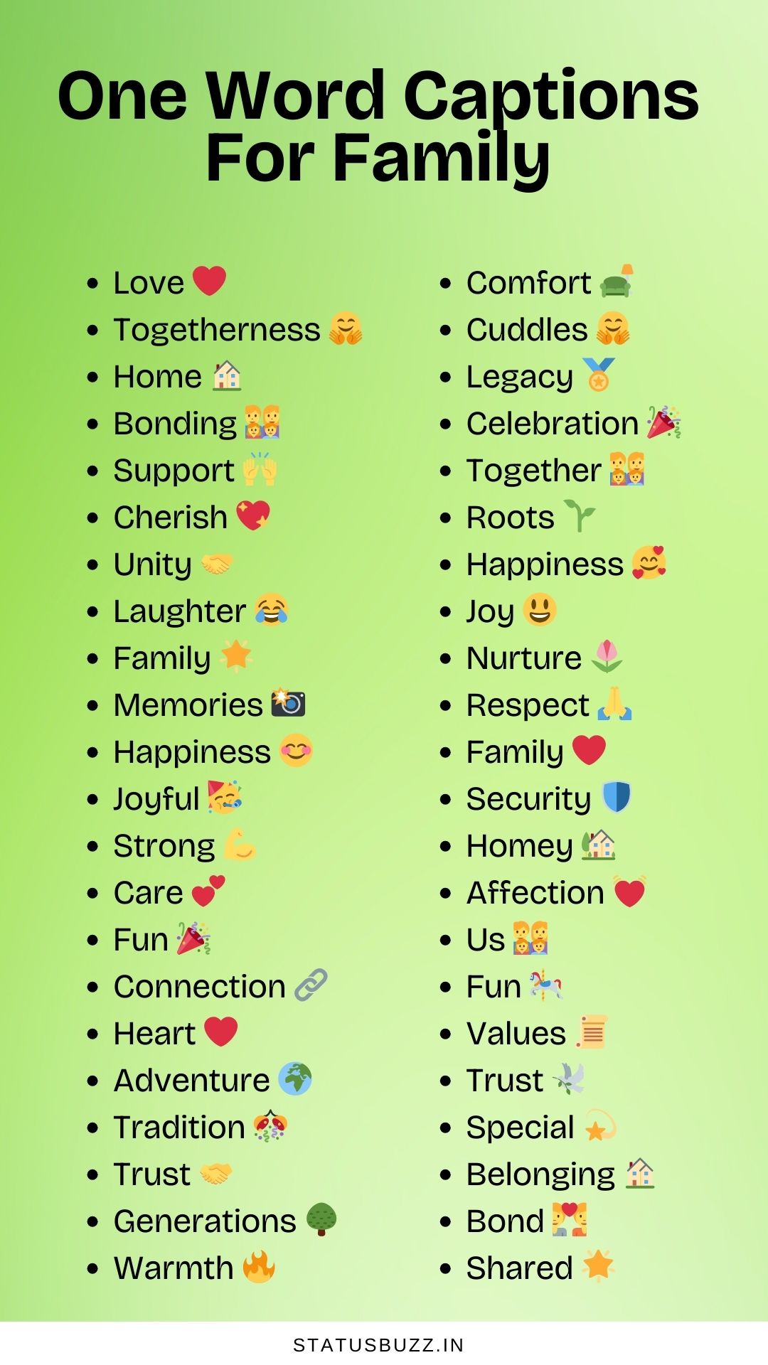 200+ One Word Captions For Instagram - Biz Minds