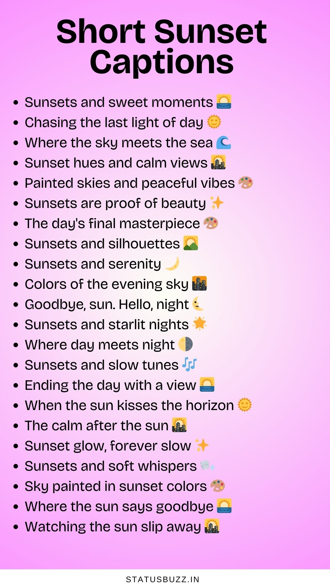 140+ Sunset Captions & Quotes For Instagram - Biz Minds