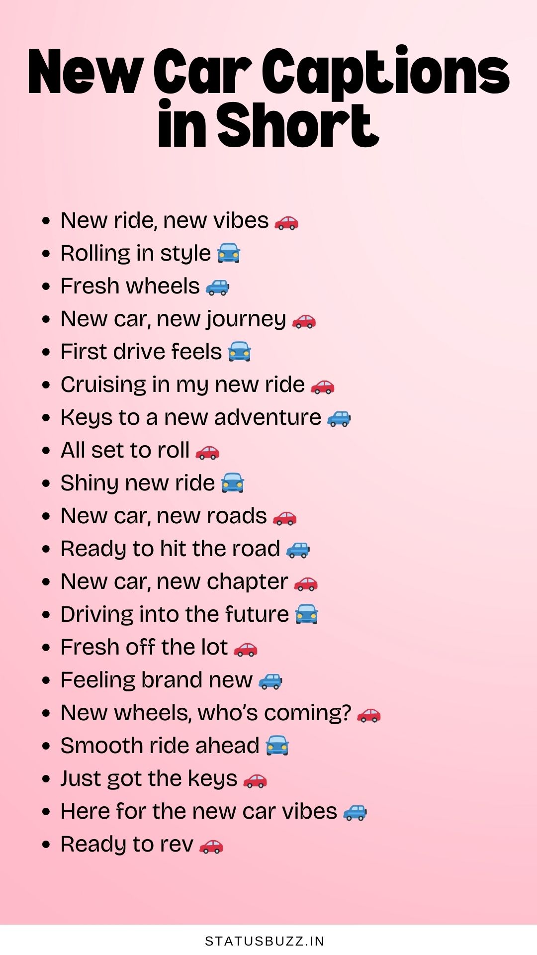 100+ New Car Captions For Instagram - Biz Minds